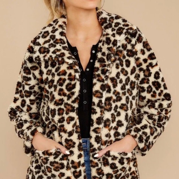 Z Supply | Jackets & Coats | Z Supply Leopard Teddy Jacket | Poshmark